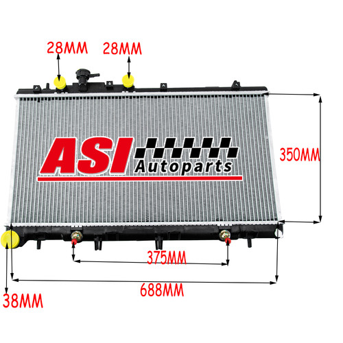 Radiator For 1998-2003 SUBARU LIBERTY/OUTBACK 3.0L 6Cyl Petrol EJ30 Auto Manual | eBay