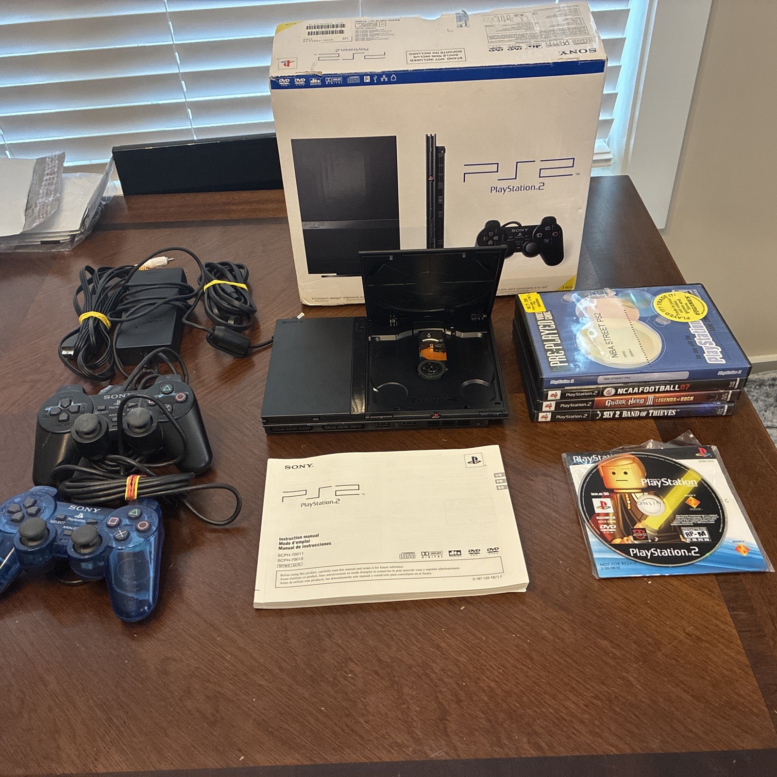 Sony Playstation 2 PS2 Slim Console Bundle Complete in Box Tested ...