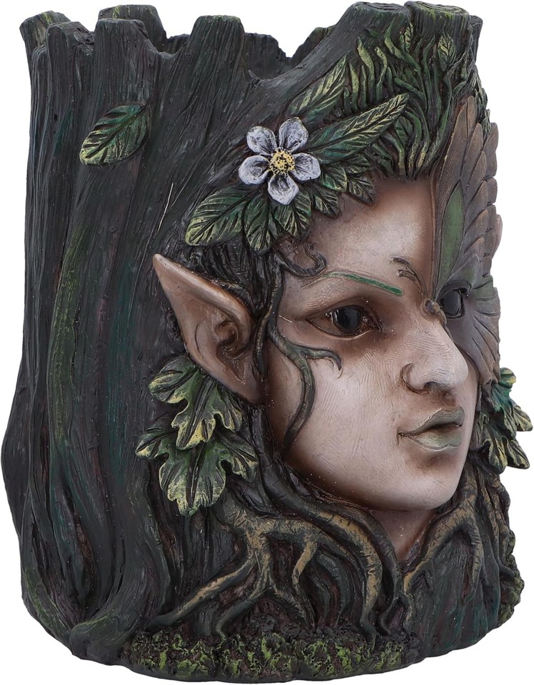 Nemesis Now Flora Tree Goddess Face Planter 17.3cm, Resin, Brown, Cast ...