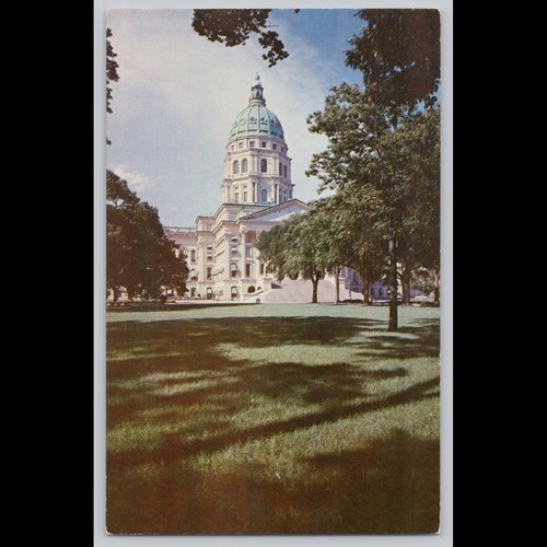 Postcard Beautiful Kansas State Capitol Topeka Architecture | eBay