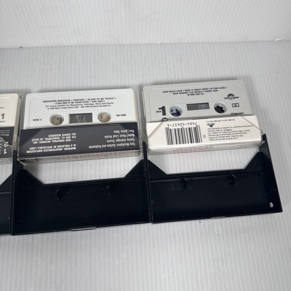 Vintage 1980s Heavy Metal Cassette Tape Lot Of 10 w/ Saxon, Axe, Anthem ...