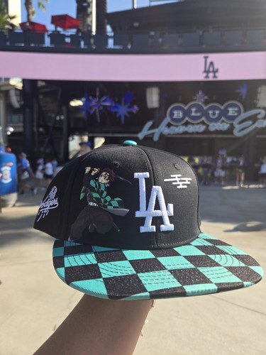 Demon Slayer X Los Angeles Dodgers Hat 8/15/2025..... Hat In Hand Ready ...