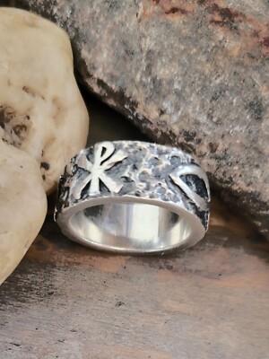 Retired James Avery Chi Ro Christogram Fish Textured Band Ring Sz 6 | eBay
