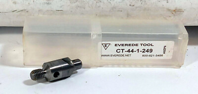 1 NEW EVEREDE CT-44-1-249 CARBIDE THREADED SHANK COUNTERSINK NIB **MAKE ...