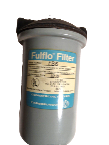 Fulflo Carborundum FB6 Filter Housing 3/8” 25 Psi | eBay