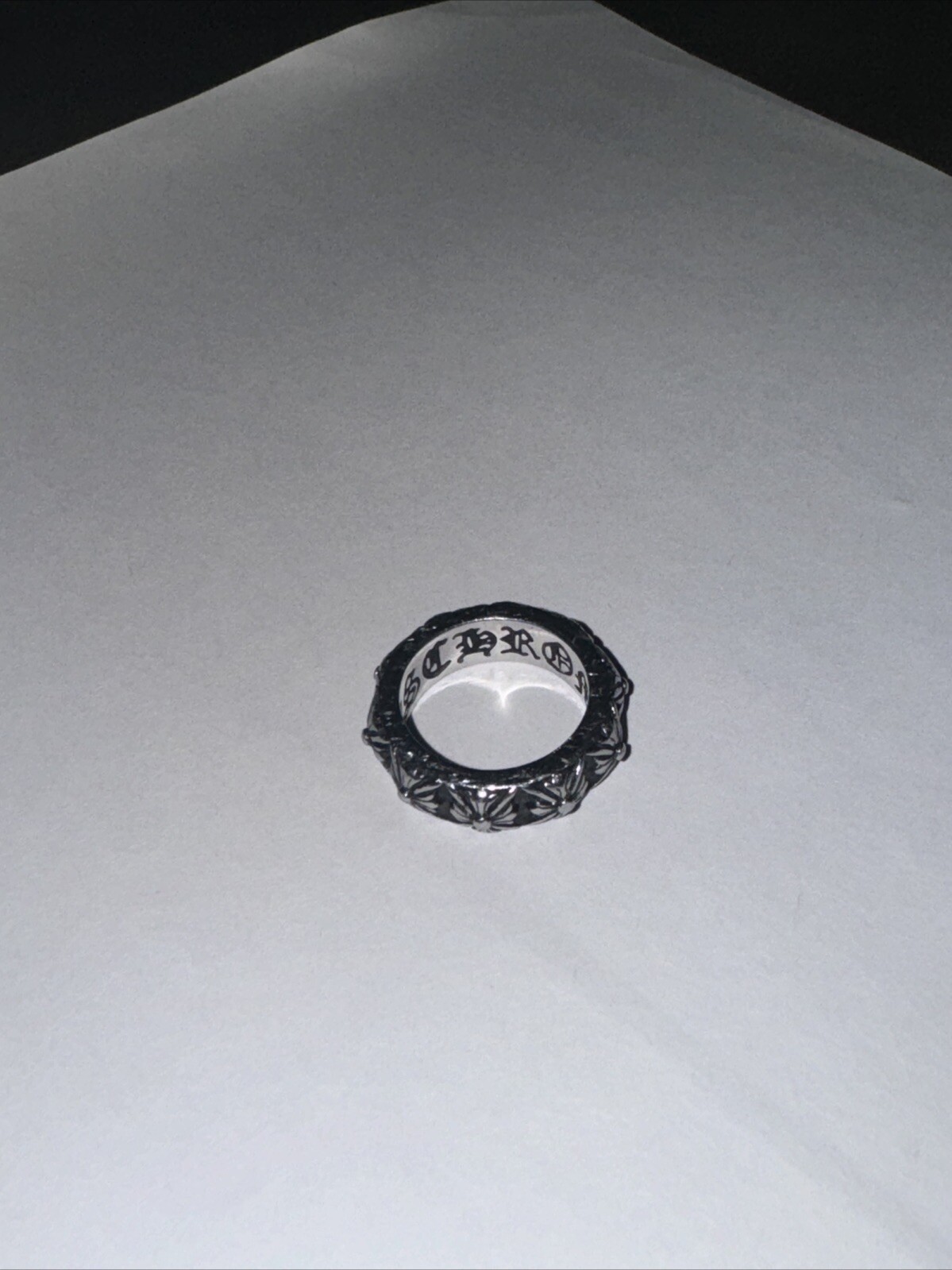 Vintage Chrome Hearts Men Ring Early From Early 2000’s - Gem