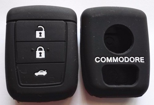 BLACK SILICONE NON FLIP KEY COVER SUITS HOLDEN MALOO SS V8 SV6 VE ...