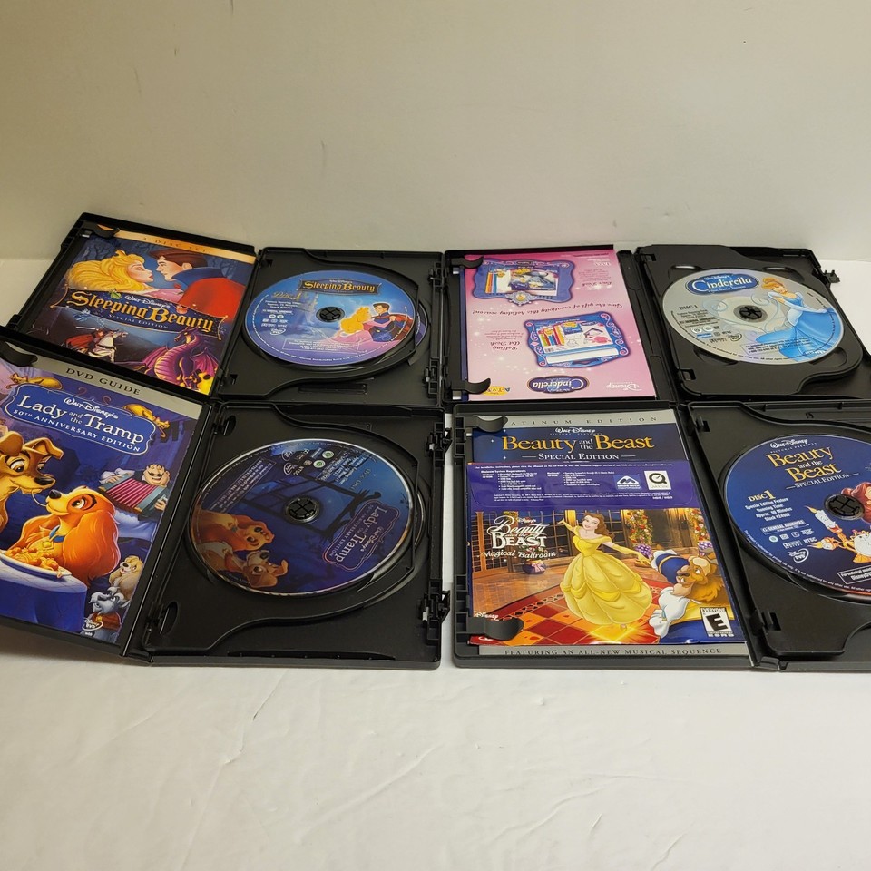 Lot of 4 Disney Platinum Edition Classic Special Edition DVDs Like new ...