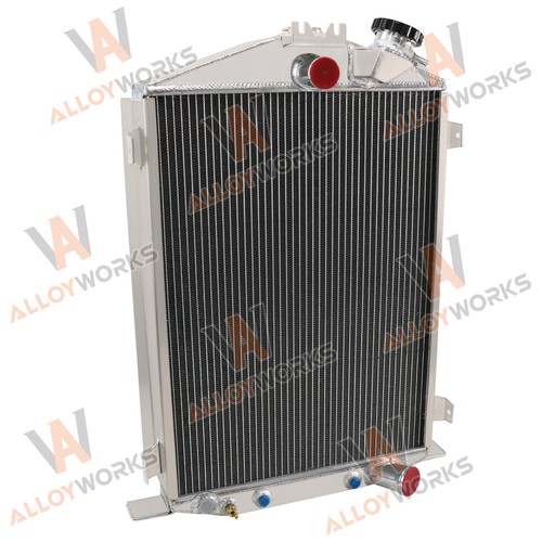 4 Row Aluminum Radiator For 1932 Ford Model B/BB High Boy Chevy Motor ...