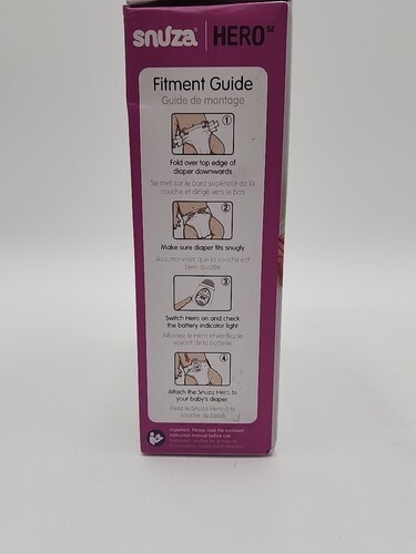 👑💎 SNUZA HERO SE WEARABLE BABY MOVEMENT MONITOR WITH ALARM 👶 NEW 🎁⭐️ | eBay