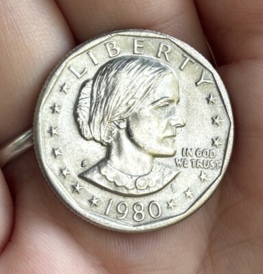 1980 Susan B Anthony Liberty S [Rare FG - Frank Gasparro] ONE DOLLAR U ...