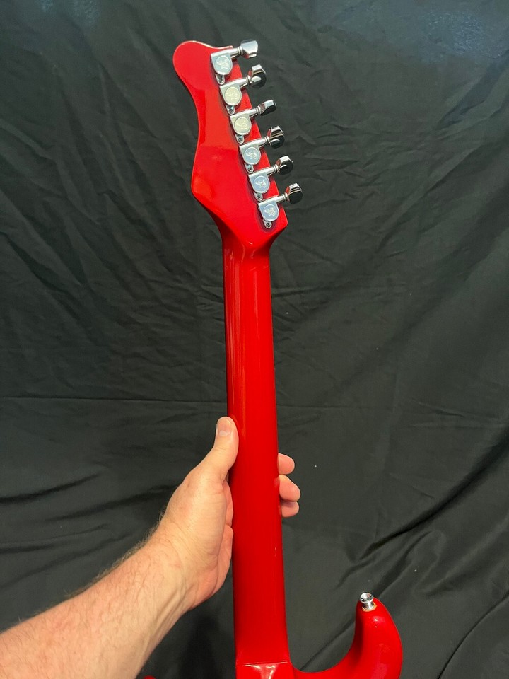 1988 Valley Arts M-Series Strat Style Standard Guitar in Red-EMGS W ...