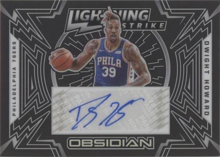 2020-21 Panini Obsidian - Lightning Strike Signatures Dwight Howard #LS ...