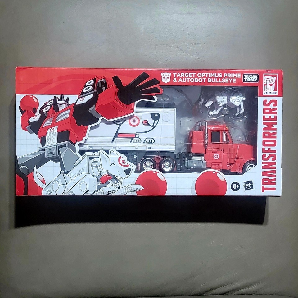 Transformers X Target Optimus Prime & Autobot Bullseye | eBay