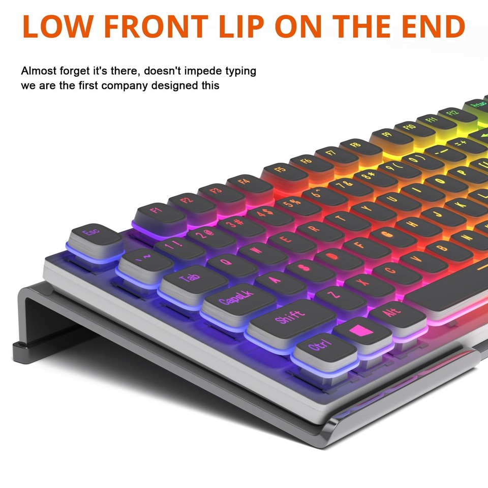 Ergonomic Computer Keyboard Stand - Tilt PC Keyboard Stand Riser for ...