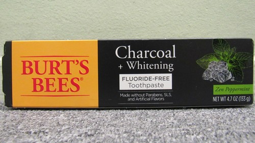 Burt's Bees Charcoal Whitening Toothpaste 4.7oz-FLUORIDE FREE**BUY MORE ...
