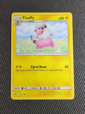 Pokémon TCG Flaaffy Sun & Moon - Lost Thunder 77/214 Regular Uncommon ...