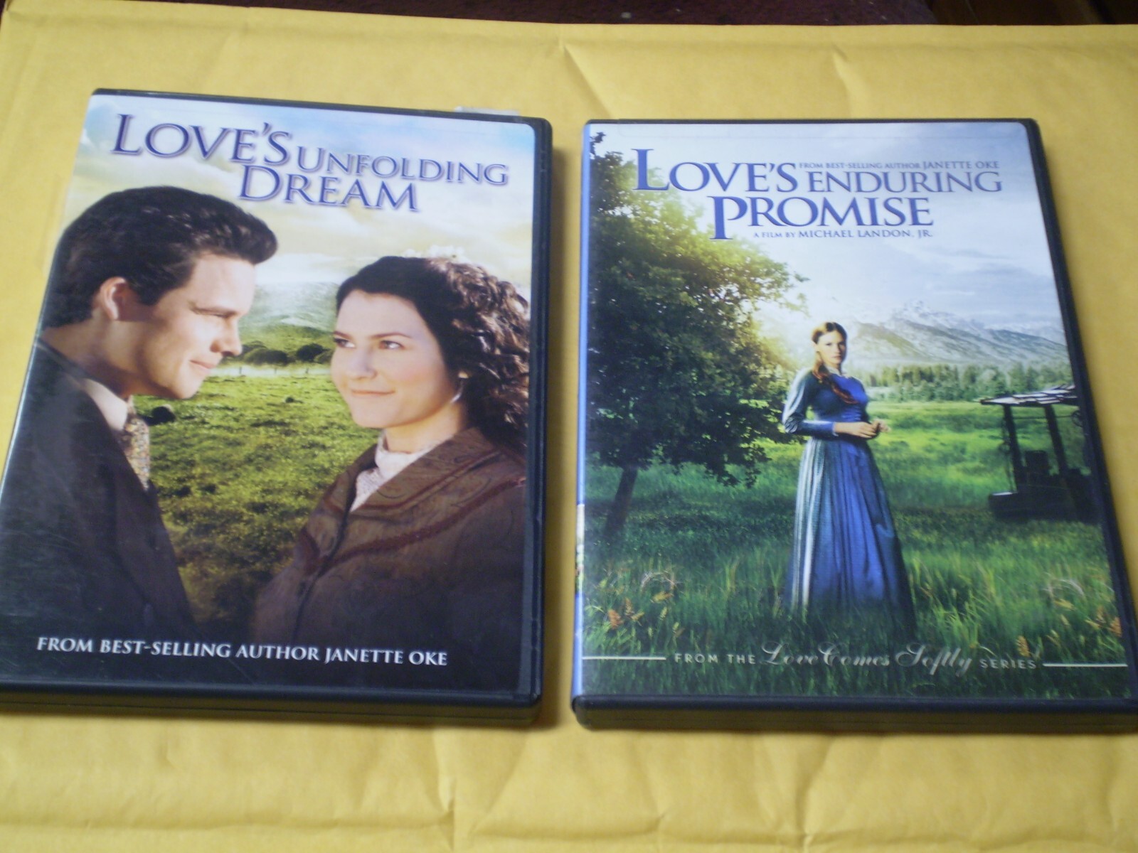 (2) Janette Oke DVD Lot: Love's Enduring Promise & Unfolding Dream | eBay
