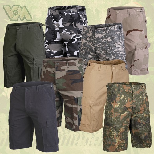 BW FLECKTARN SHORTS PREWASH BERMUDA KURZE HOSE ARMY COMBAT CARGO ...