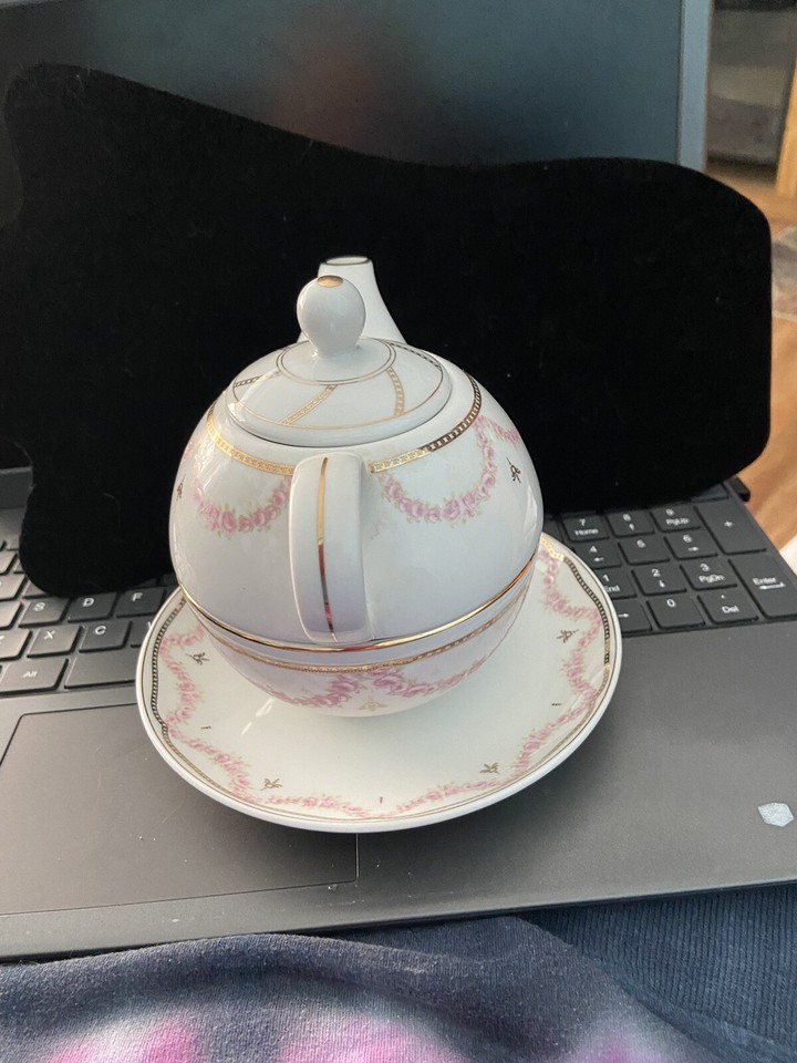 Tea Set 14k Gold Trim Royal Butler 4 Pieces | eBay