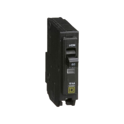 QO160 Square D Circuit Breaker 60A 240V 1P New in Box Free 2 Day ...