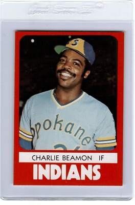 1980 TCMA Spokane INDIANS #24 CHARLIE BEAMON Oakland CALIFORNIA | eBay