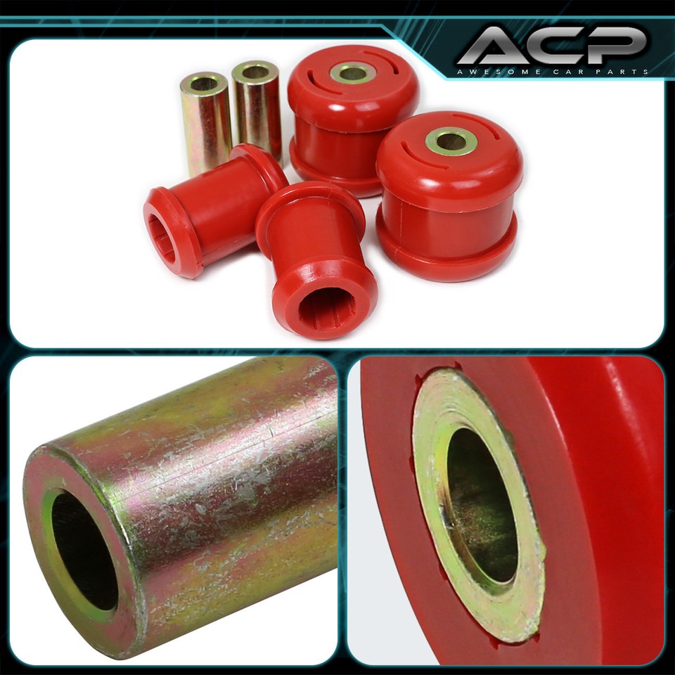 JDM Polyurethane Red Front Lower Control Arm LCA Set For 2002-2006 ...