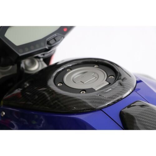 MOS Carbon Fiber Fuel Tank Cap Cover for Yamaha FZ-07 MT-07 2013-2017 ...