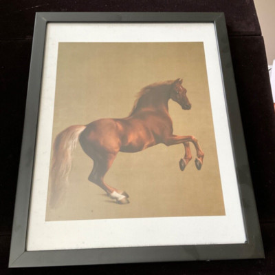 1762 Canvas Art Print WHISTLEJACKET by George Stubbs Framed 15 X 12 1/8 ...