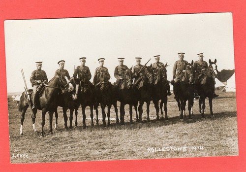 Royal Artillery Rollestone camp Salisbury Plain RP pc unused A F Marett ...