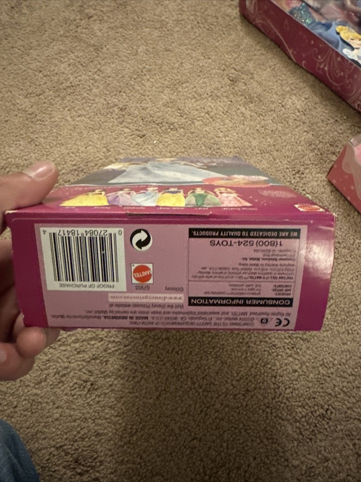 Mattel Disney SPARKLE PRINCESS CINDERELLA New In Box Barbie Style | eBay