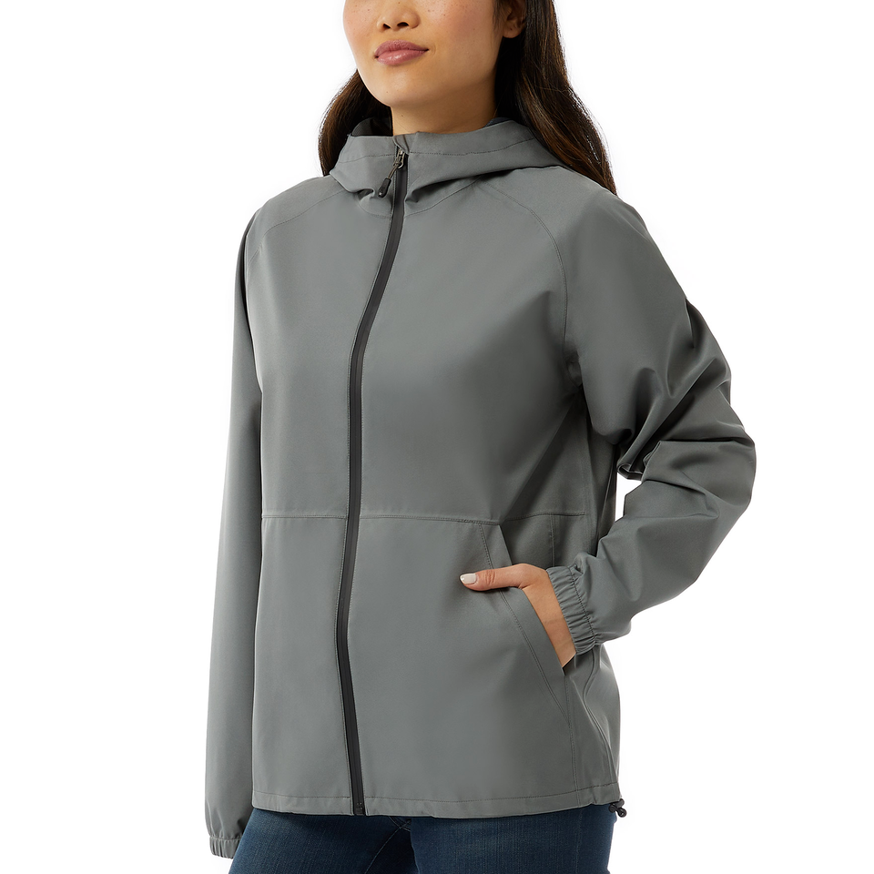 32 Degrees Cool Unisex UPF 50+ Waterproof Rain Jacket (Grey, VARIETY ...