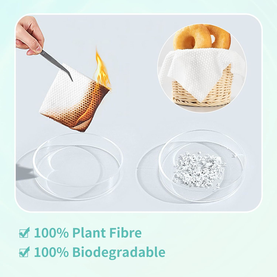 Ditoi Disposable Face Towels, Biodegradable Facial Towels, Super Soft ...
