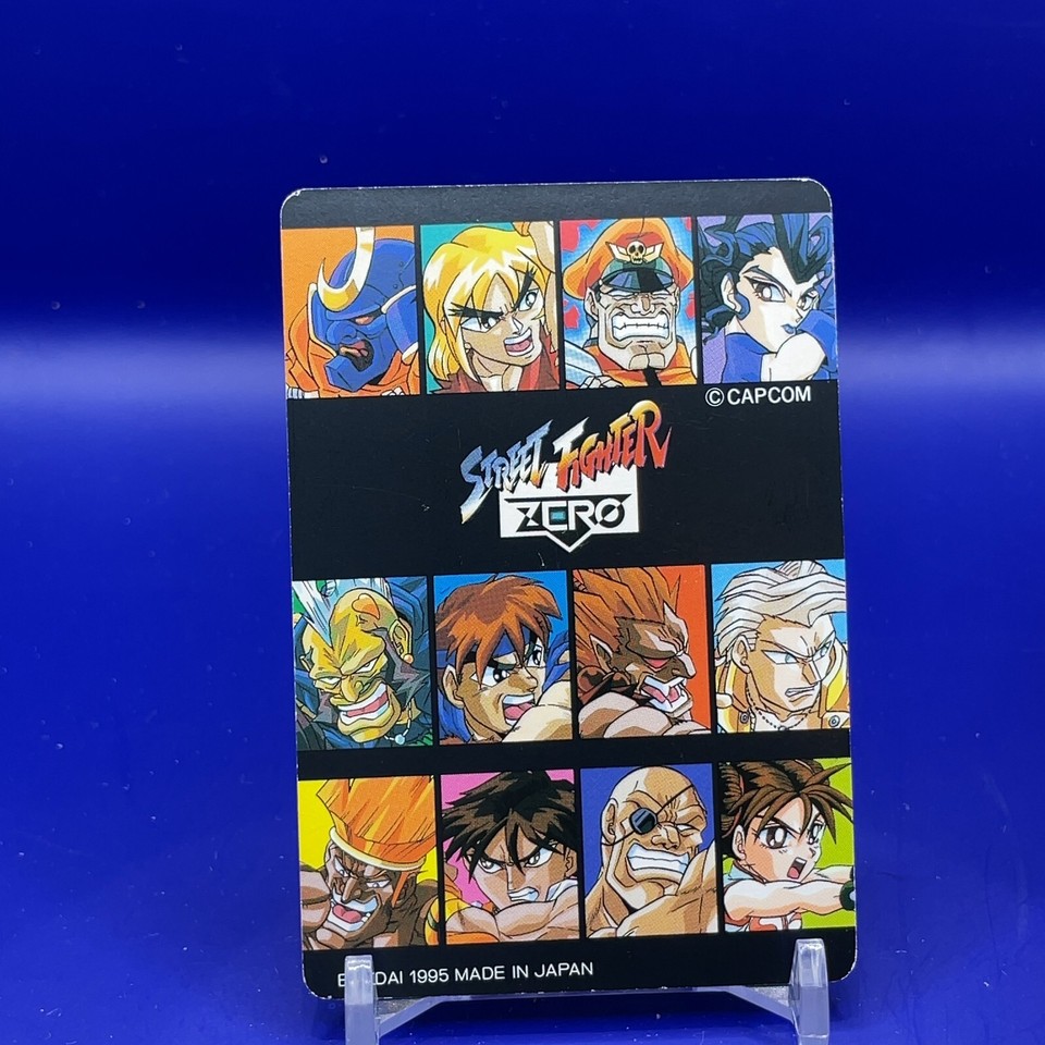 ADON Street Fighter ZERO Card Bandai Capcom MADE IN JAPAN Japanese 060 ...