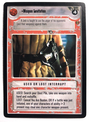 Star Wars CCG Weapon Levitation Jabbas Palace LIGHT SIDE Decipher SWCCG ...