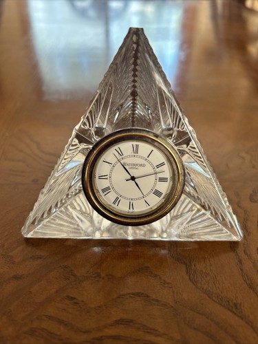 Waterford Crystal Times Square Star of Hope 2000 Pyramid Desk Clock | eBay