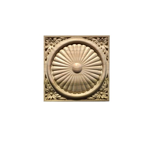 Solid Hardwood carved Rosette / Casing Blocks | eBay