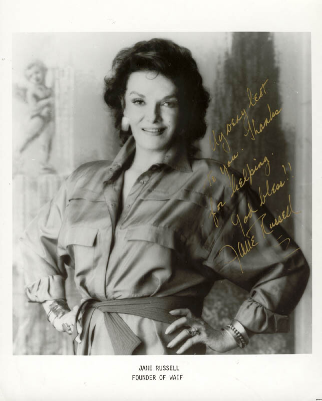 JANE RUSSELL - AUTOGRAPHED SIGNED PHOTOGRAPH | eBay