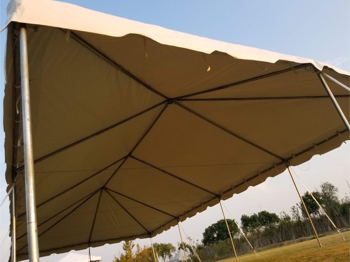Commercial Frame Tent 20x40 White PVC Vinyl Canopy Waterproof Event ...