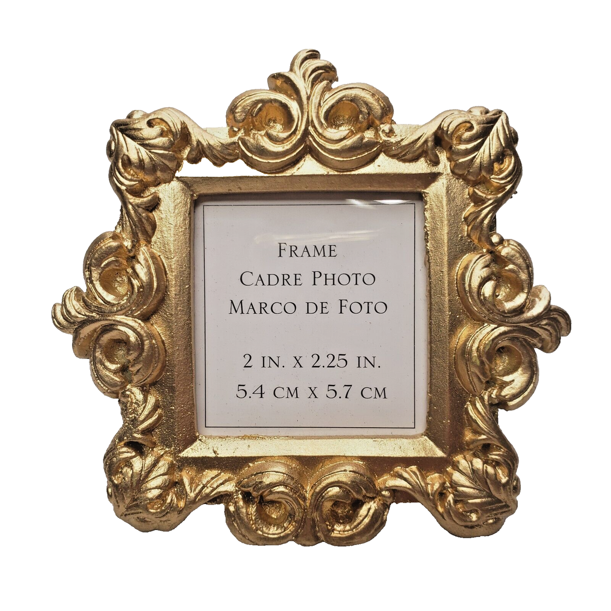 Gold Frame Place Card Holders 7" Gold Horse Carriage Resin Picture