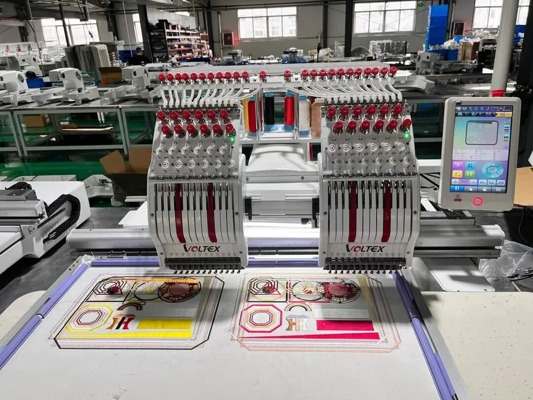 Voltex VT-1202 2 Head Embroidery Machine | eBay Australia