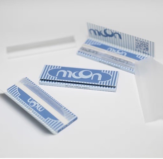 Moon Rice Rolling Papers Blue Box Of 50 Packs Rolling Papers 1 1/4 ...