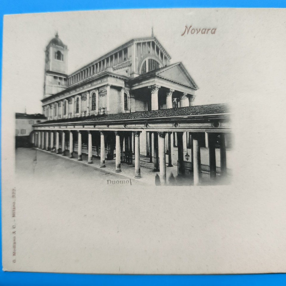 NOVARA - G. MODIANO & C. CARTOLINA NON VIAGGIATA MAI SPEDITA BIANCO E ...