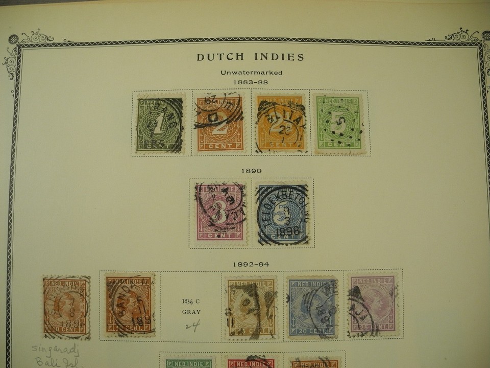 NETHERLANDS, Dutch Indies, Advanced Stamp Collection hinged on Scott ...