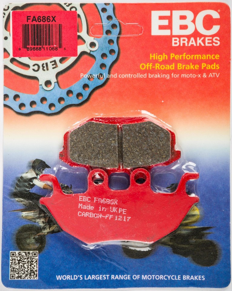 X Series Carbon Graphite Brake Pads and Shoes Fa686X Brk Pad Ebc | eBay