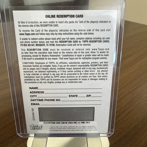 Andrew McCutchen 2025 Topps Autographed Baseball Redemption Card | eBay