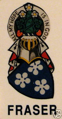 Fraser Scottish Coat of Arms Solid Brass Key Chain NEW | eBay