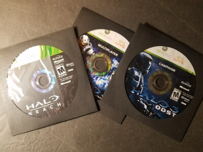 XBOX 360 HALO 3 MULTIPLAYER, CAMPAIGN ODST, HALO REACH LOT | eBay