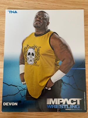 DEVON DUDLEY OFFICIAL 2011 TNA WRESTLING 8X10 PROMO PHOTO UN-SIGNED WWE ...