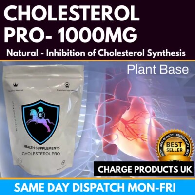 Cholesterol Pro Tablets Strong 1000mg Tablets Good HDL Cholesterol ...